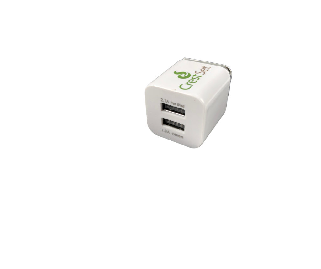 CrestSet 2 USB Ports Wall Charger - CrestSet