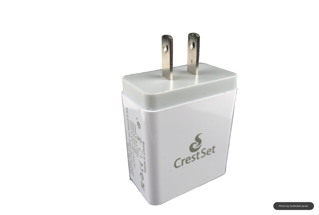 CrestSet 4 Ports USB Wall Charger - CrestSet